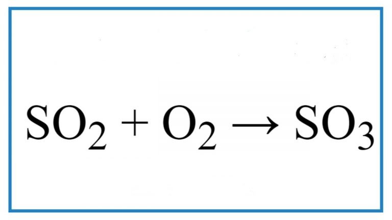 SO2 ra SO3 viết phương trình phản ứng : SO2 + O2 = SO3