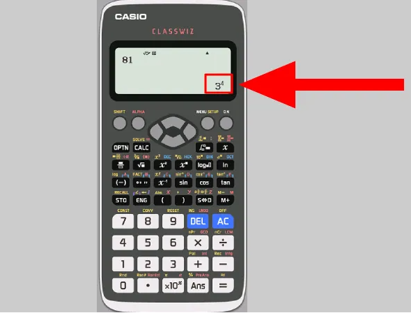Cách tính lũy thừa trên máy tính casio fx 500ms - bierelarue